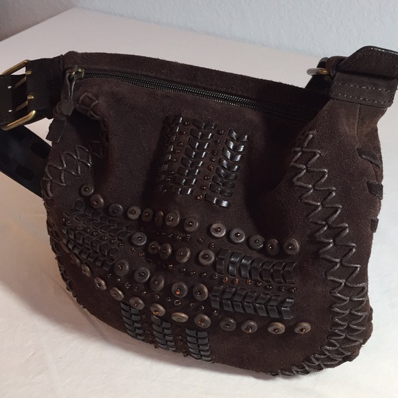 Express | Bags | Express Brown Genuine Suede Purse Excellent | Poshmark